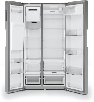 Midea MRS26D5AST 36 Inch Freestanding Side by Side Refrigerator with 26 ...