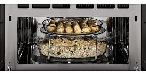 GE PSB9100BLTS 27 Inch Single Electric Speed Oven with 1.7 cu. ft ...