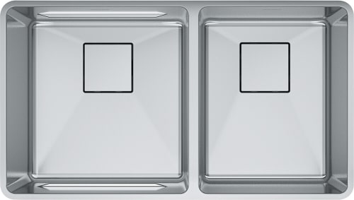 Franke PTX16031 Undermount Double Bowl Kitchen Sink with Patented ...