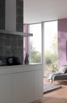 Miele PUR98W 36 Inch Chimney Style Wall Mount Hood with 625 CFM Blower ...