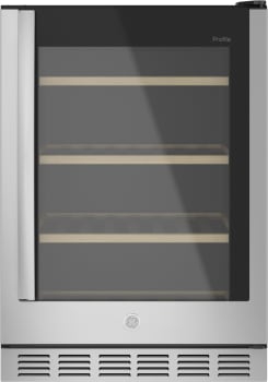 GE Profile PVS06BSPSS 24 Inch Built In Beverage Center with 155 Can ...