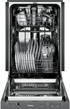 Haier QDT125SSLSS 18 Inch Fully Integrated Built-In Smart Dishwasher ...