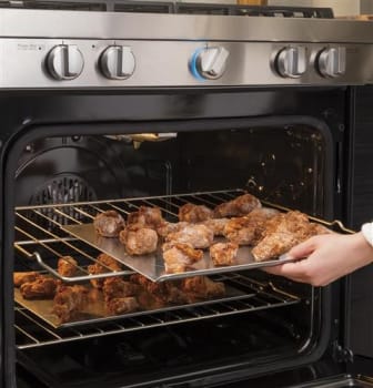Haier QGSS740RNSS 30 Inch Smart Slide-In Gas Range with 5.6 cu. ft ...