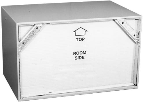 GE RAB46A Galvanized Steel Solid-Sided Room Air Conditioner Wall Case ...