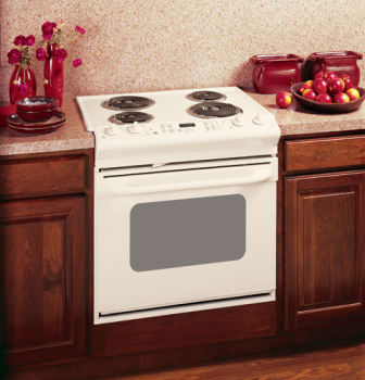 GE JDP39CKCC 30 Inch Drop-In Electric Range with 4 Coil Elements ...