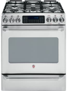 Cafe CGS980SEMSS 30 Inch Gas Range with 5 Sealed Burners, Dual-Flame ...