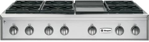 Monogram ZGU486NDPSS 48 Inch Pro-Style Gas Rangetop with 6 Sealed Dual ...