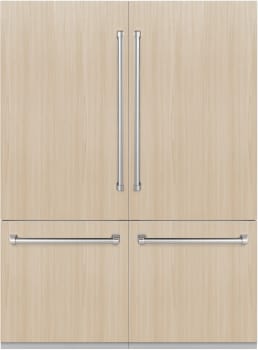 ZLINE RBIV60 60 Inch Built-In French Door Refrigerator with 32.2 cu. ft ...