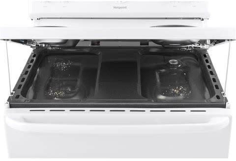 Hotpoint RBS160DMWW 30 Inch Freestanding Electric Range with 5.0 Cu. Ft ...