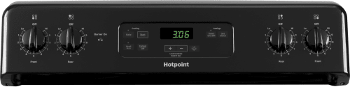 Hotpoint RBS360DMBB 30 Inch Freestanding Electric Range with 5.0 Cu. Ft ...