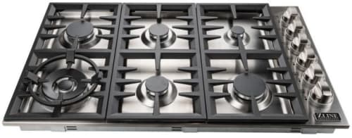 ZLINE RC36 Drop-In Gas Cooktop with Italian Sealed Burners, Continuous ...