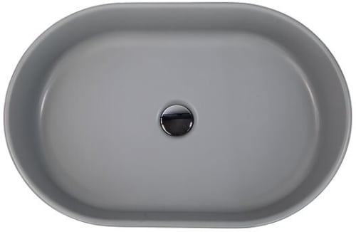 Nantucket Sinks RC5022C 24 Inch Top Mount Oval Bathroom Sink with 5 ...
