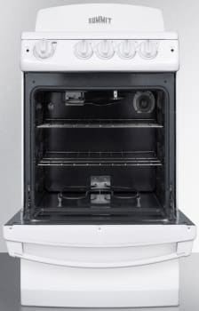 Summit RE201W 20 Inch Freestanding Electric Range with 4 Coil Elements ...