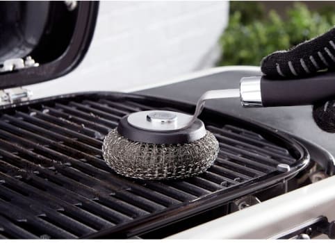 Weber 6282 Round Wire Scrub Grill Brush: 12 Inch