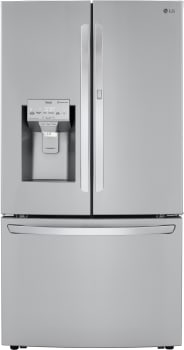LG LRFDS3016S 36 Inch Smart French Door Craft Ice Refrigerator with 29. ...