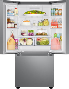 Samsung RF22A4121SR 30 Inch Smart French Door Refrigerator with 22 Cu ...
