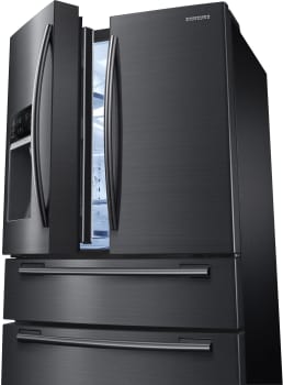 RF25HMEDBSG Samsung Black Stainless Steel 33" French Door Refrigerator