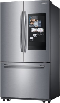 Samsung RF262BEAESR 3-Door French Door Smart Refrigerator with 24.2 Cu ...