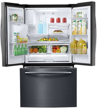RF263BEAESG Samsung Black Stainless Steel 36" French Door Refrigerator