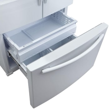 RF263BEAEWW Samsung White 36" French Door Refrigerator - Energy Star