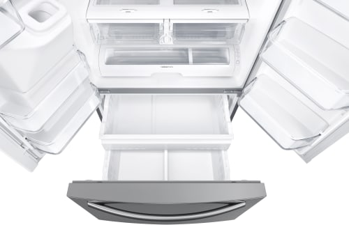 Samsung RF265BEAESR 36 Inch French Door Refrigerator with Family Hub ...