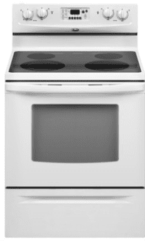 Whirlpool RF265LXTQ 30 Inch Freestanding Smoothtop Electric Range with ...