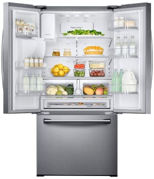 Samsung RF26J7500SR 33 Inch French Door Refrigerator with TwinCooling ...