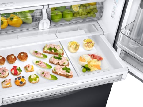 Samsung RF28R6301SG 36 Inch 3-Door French Door Refrigerator with 28 cu ...