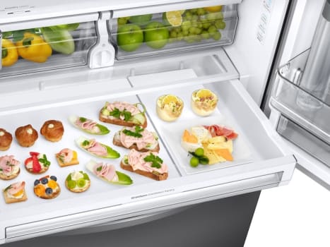 Samsung RF28R6301SR 36 Inch 3-Door French Door Refrigerator with 28 cu ...