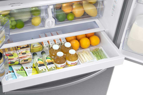 Samsung RF28T5021SR 36 Inch 3-Door French Door Refrigerator with 28.2 ...