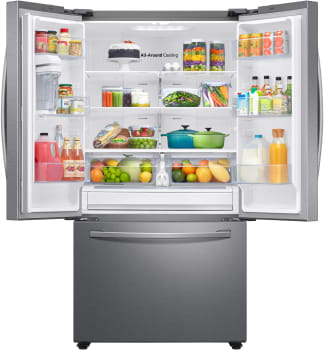 Samsung RF28T5021SR 36 Inch 3-Door French Door Refrigerator with 28.2 ...