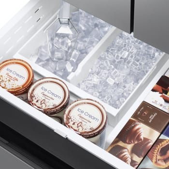 Samsung RF32CG5100SR 36 Inch Smart 3-Door French Door Refrigerator with ...