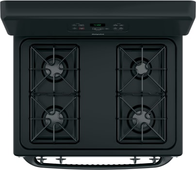Hotpoint RGBS400DMBB 30 Inch Freestanding Gas Range with 4.8 Cu. Ft ...