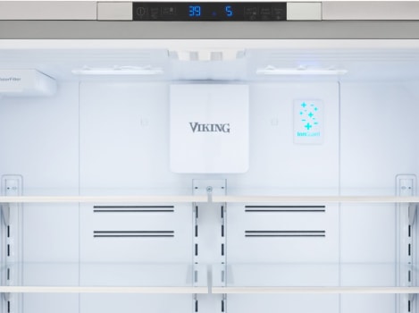 Viking RVFFR336SS 36 Inch Counter Depth French Door Refrigerator with ...