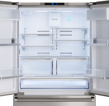 Viking RVFFR336SS 36 Inch Counter Depth French Door Refrigerator with ...