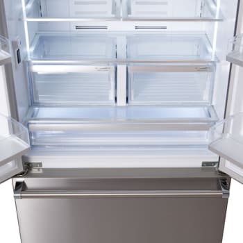 Viking RVFFR336SS 36 Inch Counter Depth French Door Refrigerator with ...
