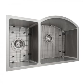 ZLINE SC30D33 33 Inch Double Basin Sink with Industrial Grade Stainless ...