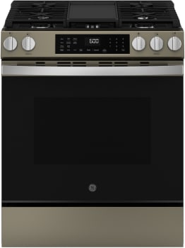 GE GGS600AVES 30 Inch Slide-In Gas Smart Range with 5 Sealed Burners, 5 ...