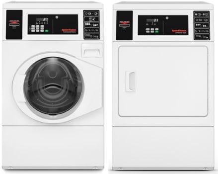 Speed Queen SQCWADREW11601 Side-by-Side Front Load Washer and Electric ...