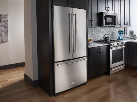 KitchenAid KRFC302ESS 36 Inch Counter Depth French Door Refrigerator ...