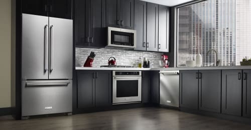 KitchenAid KRFC300ESS 36 Inch Counter Depth French Door Refrigerator ...