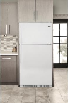 Whirlpool WRT311FZDW 33 Inch Top Freezer Refrigerator with 20.5 Cu. Ft ...