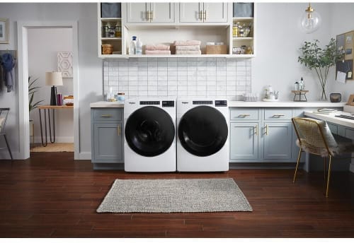 Whirlpool WFW5605MW 27 Inch Front Load Washer with 4.5 cu. ft. Capacity ...