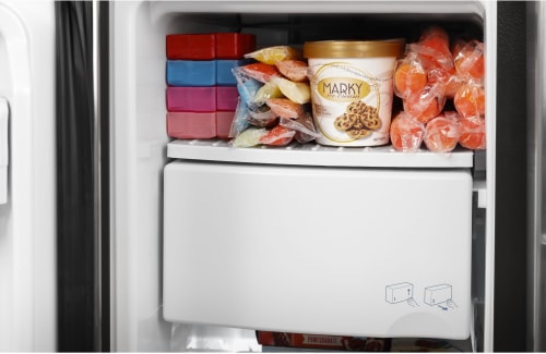 GE GSE25GGPBB 36 Inch Freestanding Side by Side Refrigerator with 25.3 ...