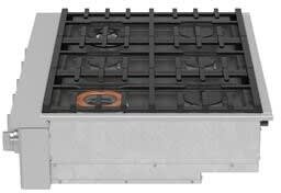 Cafe CGU366P2TS1 36 Inch Commercial-Style Gas Rangetop with 6 Sealed ...