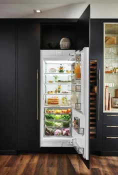 Sub-Zero DEC2450RR 24 Inch Smart Refrigerator Column with 13.3 cu. ft. Capacity, Split Climate ...