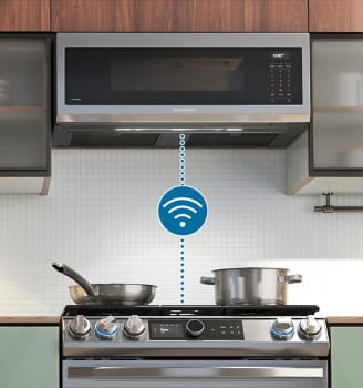 Samsung ME11A7710DS 30 Inch Slim Over-the-Range Smart Microwave with 1. ...
