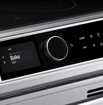 Samsung NE63T8911SS 30 Inch Slide-in Induction Smart Range with 4 ...