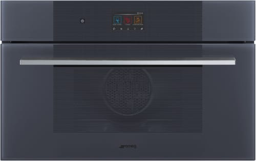 Smeg SOCU3104MCG 30 Inch Single Combi-Microwave Electric Wall Oven with ...