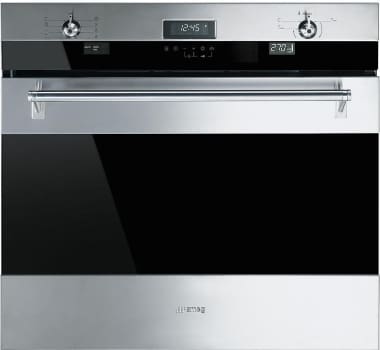 Smeg SOU330X1 30 Inch Single Electric Wall Oven with 4.34 cu. ft ...